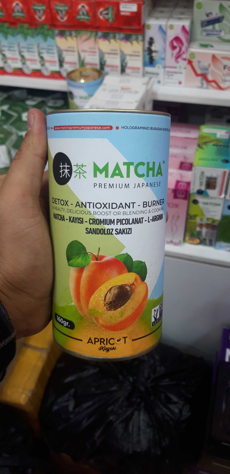 Matcha Detoks со вкусом Абрикоса Matcha Detoks o‘rik tamli