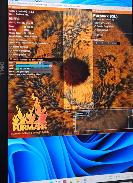 Rx580 8Gb 256bit Saphire nitro