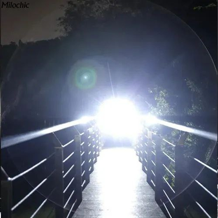 Велосипедны фонарь RECHARGEABLE BICYCLE LAMP. USB. (Два светодиода)