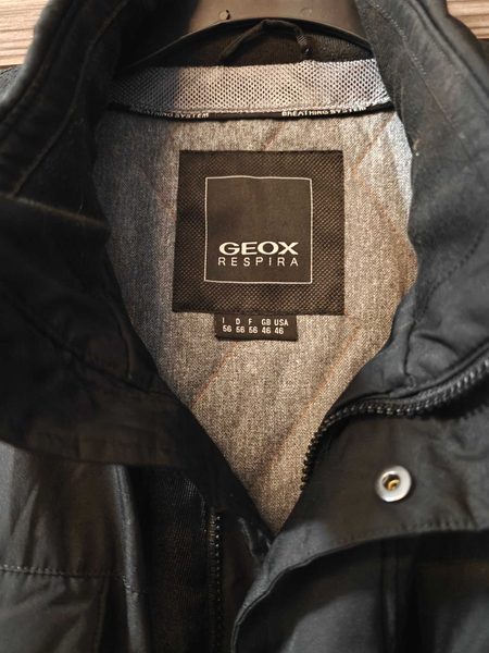 Итальянская премиальная мужская куртка GEOX, р. 56