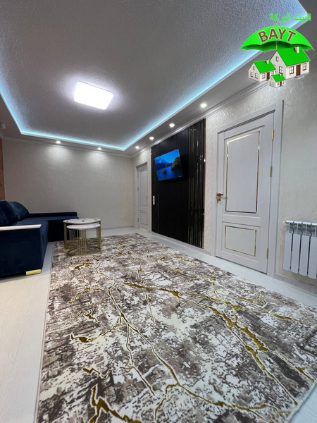 ^3в4/2/4 ПАРУС Т.центр Чиланзар 8 квартал 2×6балкон 70м² Евро Упаковка
