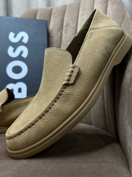 BOSS мокасины из нубука Португалия