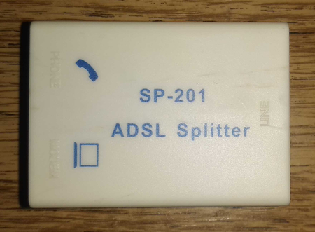 ADSL Splitter (Сплиттер) SP-201