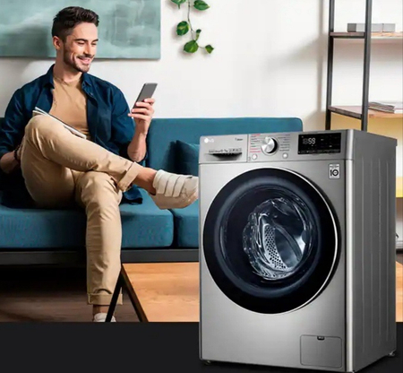 LG (8,5кг) стиральная машина Inverter Direct Drive 6 Motion  Доставка