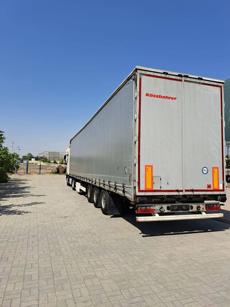 VOLVO FH EURO 6  + Kassabohrer  прицеп сотилади