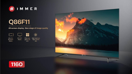 Телевизор IMMER 86 QLED! Гарантия! Качество гарантировано!