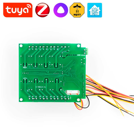 8х Канальный ZigBee модуль Tuya с поддержкой подключения датчиков