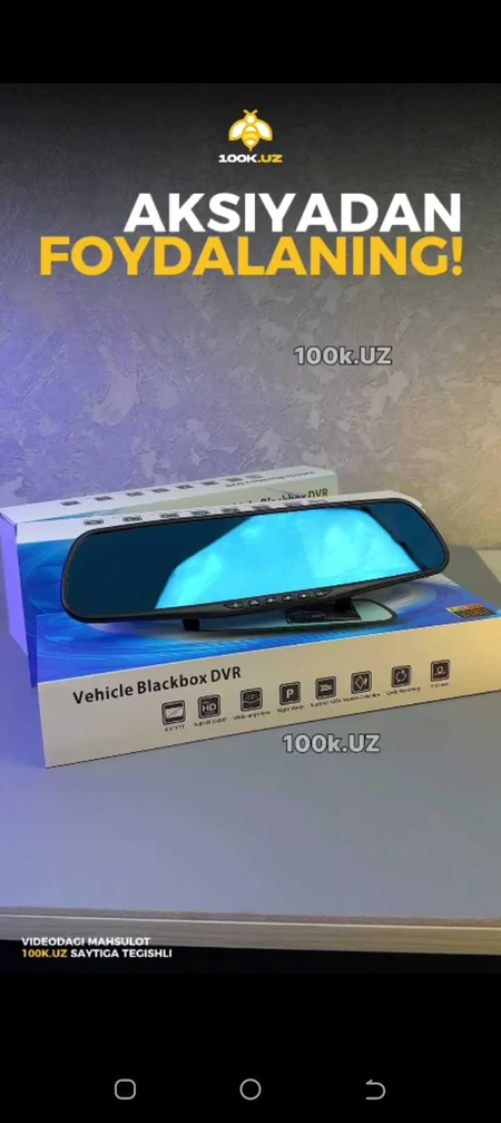 Moshina uchun videoregistrator skidka narxda