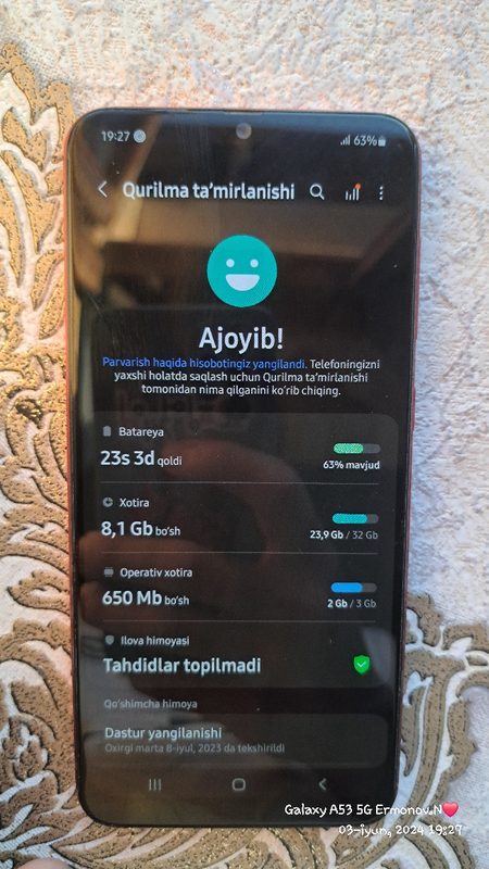 Samsung A30 kareski 32/3GB