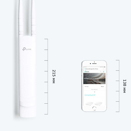 Точка доступа для улицы и помещений Tp-Link Omada EAP110-Outdoor V3
