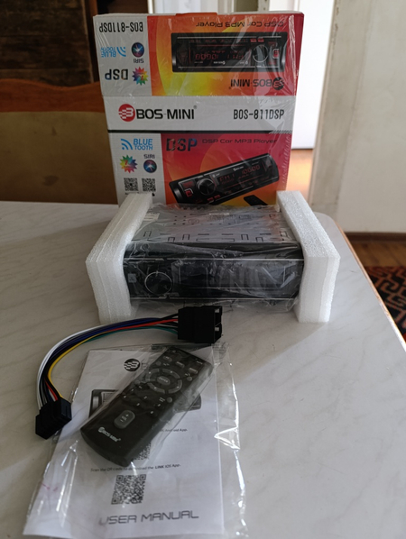 Продаётся новая автомагнитола bos-mini bos 811 dsp