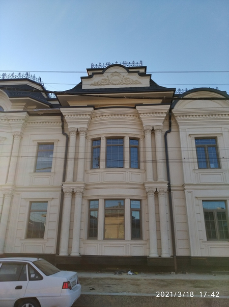 Duga slif arka parafet aylana joylaga yasab o'rnatamiz ruchnoy yasalad