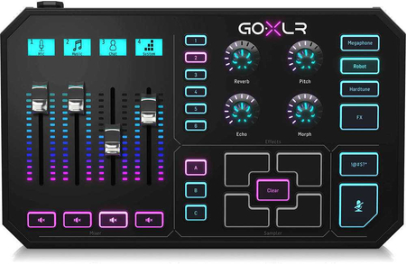 TC Helicon GoXLR микшер с моторизованными фейдерами для стримов