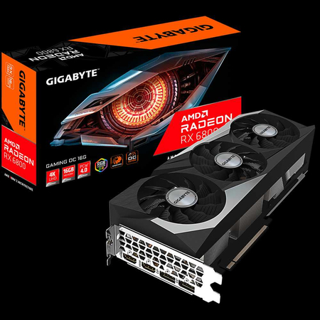 Продам очень мощная и производительная  видеокарта GIGABYTE RX 6800