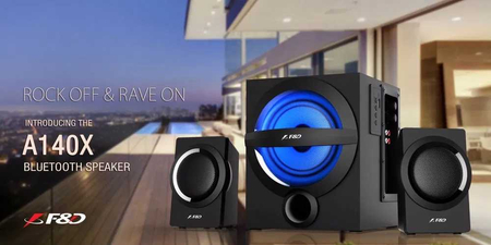 продам новый F&D A140X/USB/Bluetooth/Sd card/AUX/37 ватт/Подсветка