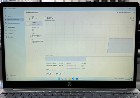 Hp 2024 11-Kun ishlagan Ryzen 3 7320U ddr5 Padsvetkali ozu-8gb ssd-256