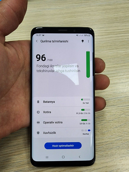 Samsung S9 pulus 256/6