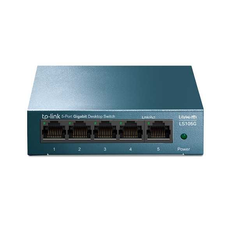 5-портовый гигабитный коммутатор со стальным корпусом Tp Link LS105G
