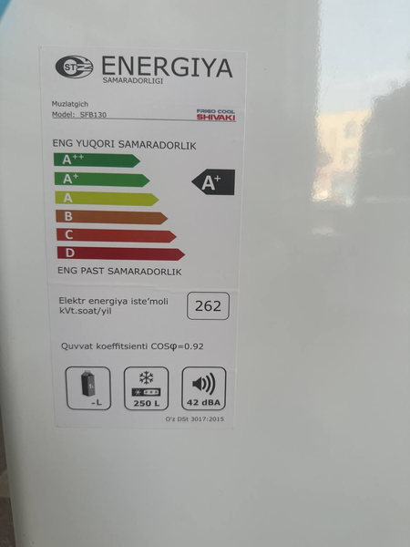 Marazilka SHIVAKI 250L Yangi
