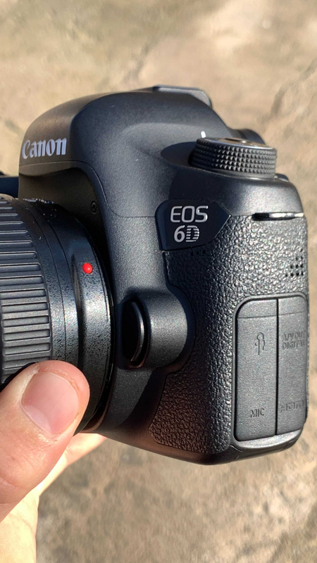 Canon 6D + 24-105 Usm obyectivi bilan + document karobka