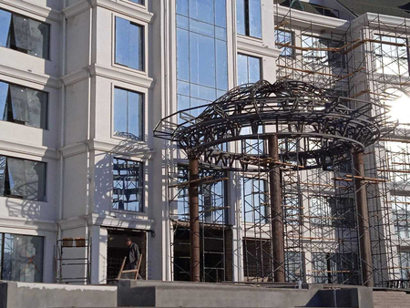 Металлоконструкции-производство и монтаж. Монтаж сендвич панелей.