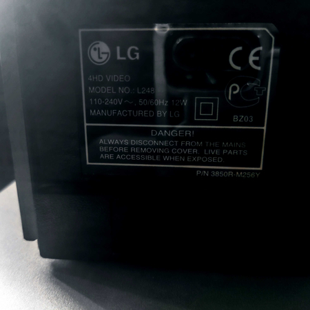 LG L248, karaoke DVD player, новый
