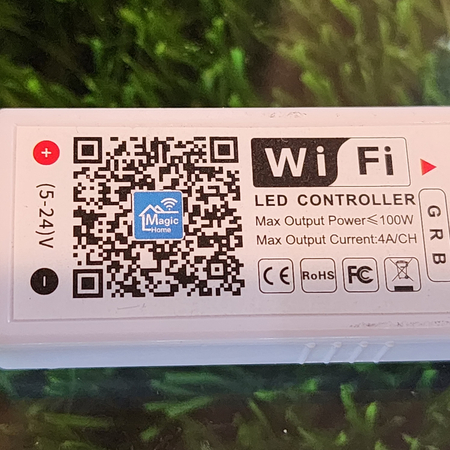 Умный WIF RGB LED контроллер с РАДИО
пультом, Яндекс Алиса