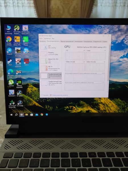Игровой Ноутбук Ryzen 7.5800H с RTX 3060 6GB
