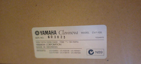продается пианино YAMAHA Clavinova CVP 105