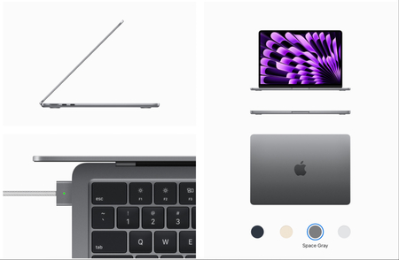 Apple Macbook Air M3 Space Gray 8GB 256GB
