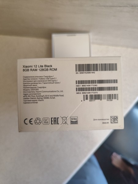 Xiaomi 12 lite sotiladi,Holati ideal