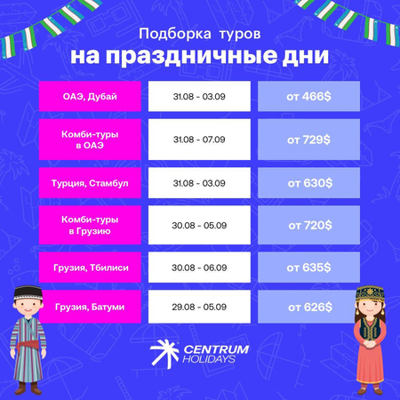 Туры групповые по всем направлениям