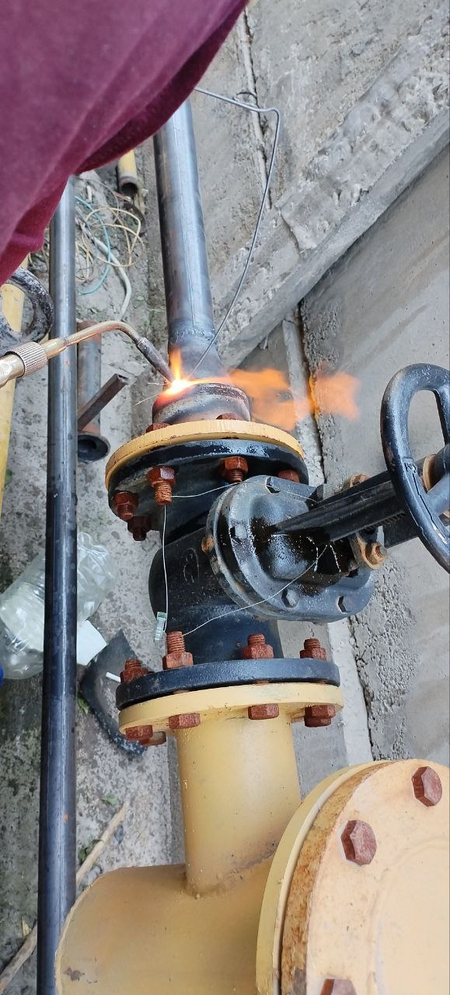 Gazasvarka Aftagen gaz montaj