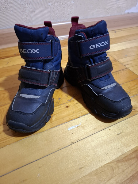 Зимние тёплые полусапожки на мальчика и девочку Geox 29 размер