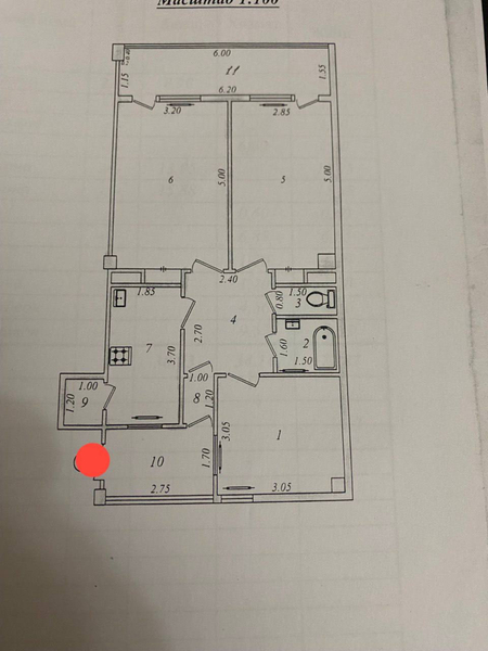 Продам квартиру 3х ком 73м2 Ц-4 Алайский рынок  Метро Абдуллы Кадыри