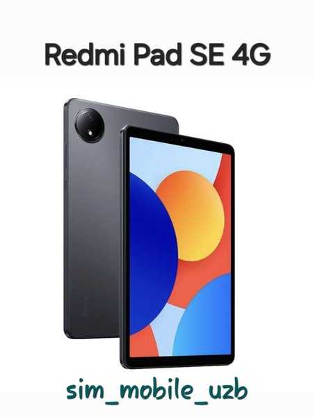 Redmi Pad SE 4G 2024 New Super Skidka+Garantiya+Dastavka