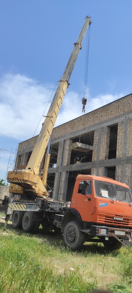 Авто кран услуги Сергели от14до55тон