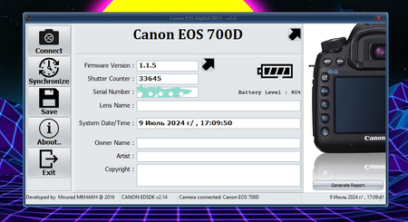 Canon EOS 700D body
