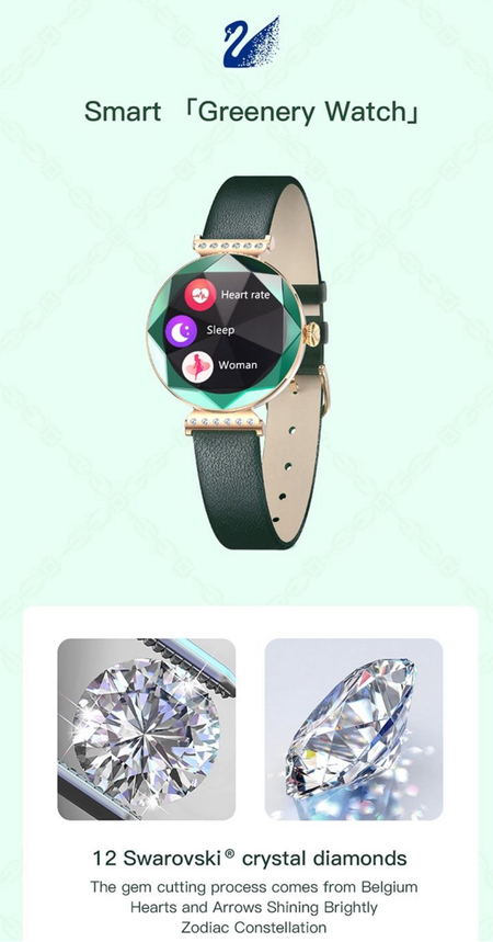 Green Lion Swarovski aqlli soati 1,09 dyum / Умные часы Green Lion