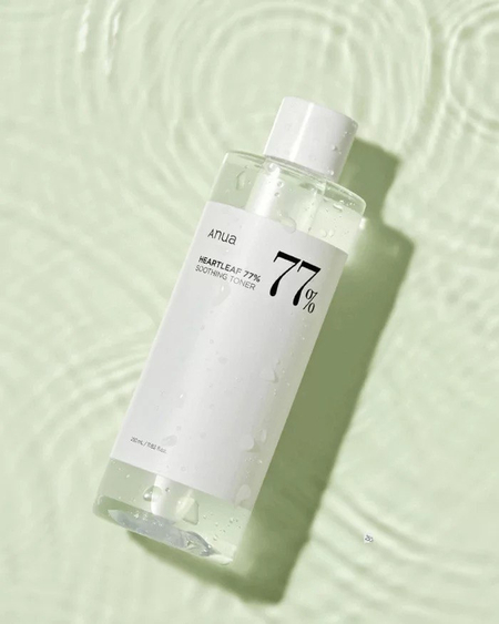 ANUA Soothing toner and pore deep cleansing foam