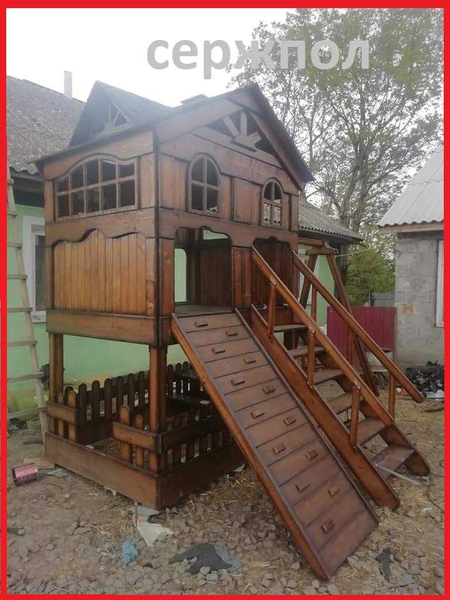 Детский игровой комплекс из дерева