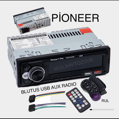 Pioneer rul pulitli ovozi balan ekrani xamilyon blutus fleshka usb oqi