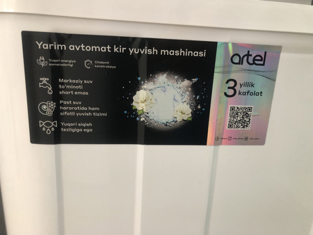 artel pol avtamot kir yuvish mashinasi 5kg