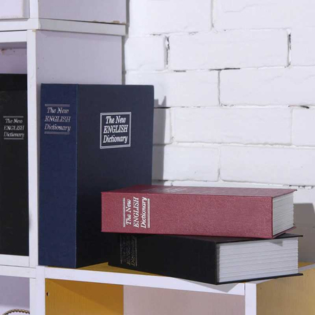 Сейф книга, шкатулка мини сейф для денег, тайник книга.