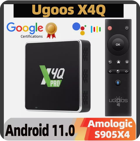 Smartbox Ugoos X4Q pro-4/32гб.android11.Бепул Каналлар+Кино.яш