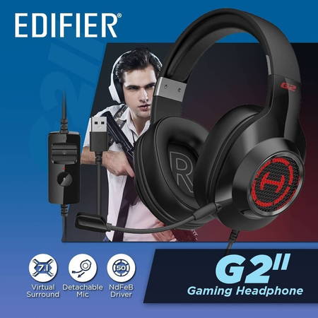 СКИДКА! Edifier G2 7.1 RGB (50мм динамики) Наушники/Гарнитура