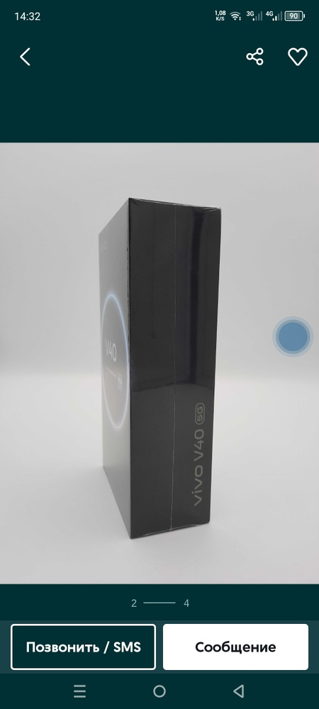Vivo 40 12/256Gb 5G yengi sotiladi