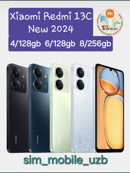 Redmi 13C 2024 New Super Skidka+Garantiya+Dastavka