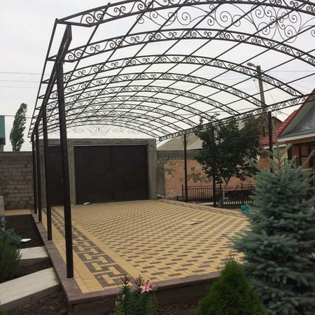Навесы козерки .