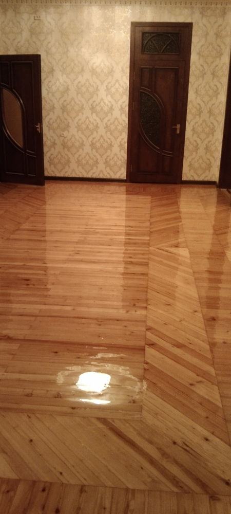 Shlifovka pol parket lakirovka restoratsiya